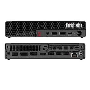 Lenovo ThinkStation P3 30H00010US Workstation - 1 x Intel Core i9 Tetracosa-core (24 Core) i9-13900T 13th Gen 1.10 GHz - 16 GB DDR5 SDRAM RAM - 512 GB SSD - Tiny