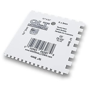 QLT By MARSHALLTOWN 6287 Plastic Notched Spreader by Qlt By Marshalltown