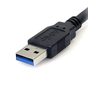 StarTech.com 6 ft / 2m Black SuperSpeed USB 3.0 Cable A to B - USB 3 A (m) to USB 3 B (m) (USB3SAB6BK)