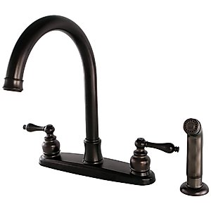 Kingston Brass FB7795ALSP Victorian 8-inch Centerset Kitchen Faucet, Oil Rubbed Bronze