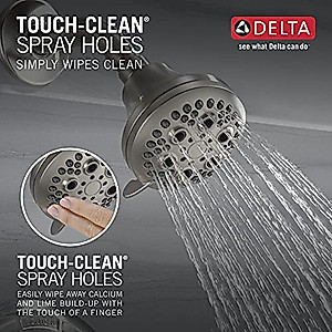Delta Faucet Classic 13 Series Single-Function Tub and Shower Trim Kit with Single-Spray Touch-Clean Shower Head, Stainless T13220-SS (Valve Not Included)