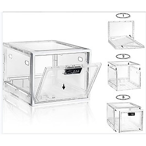 Lock Box for Medicines, Food, and Electronic Devices - Ideal for Keeping Medications Safe, Lunch Snacks Locked Up, and Jailing Cell Phones in One Convenient Container