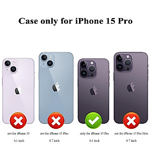 MMHUO for iPhone 15 Pro Case with Card Holder, Flower Magnetic Back Flip Case for iPhone 15 Pro Wallet Case for Women, Protective Case Phone Case for iPhone 15 Pro,Blue