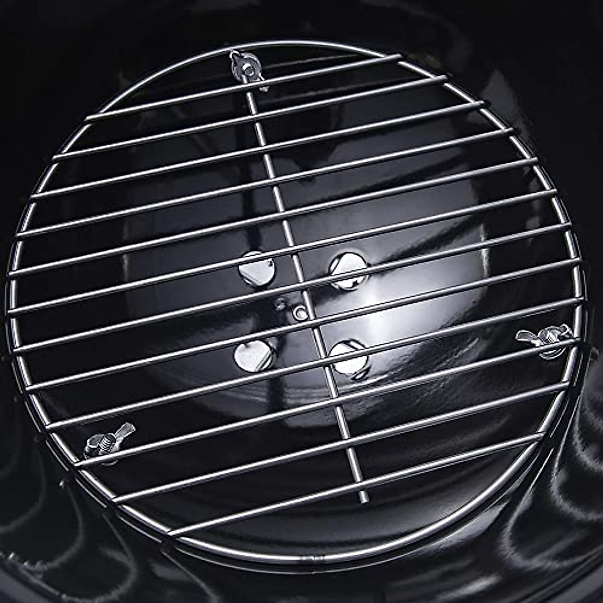 Weber 40020 Smokey Joe Premium 14-inch Charcoal Grill Black Bundle with 2 YR CPS Enhanced Protection Pack