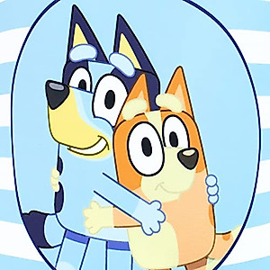 Bluey Girls Swimming Costume | Bingo Swimsuit | Blue | 8 | Kids Swimwear | Official Merchandise