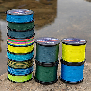 KastKing Superpower Braided Fishing Line,Low-Vis Gray,25 LB,327 Yds