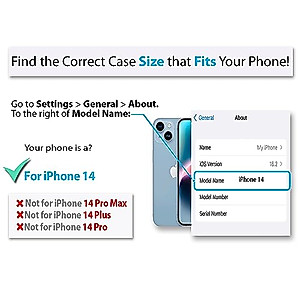 Coolwee Crystal Glitter Full Protective Compatible Apple iPhone 14 Case Military Drop Protection Heavy Duty Hybrid 3 in 1 Rugged Shock-Absorbent Transparent Shiny Clear Bling Sparkle