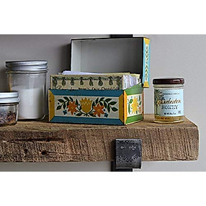 Reclaimed Wood Accent Shelves Rustic Industrial - Amish Handcrafted in Lancaster County, PA - Set of Two | 24 Inches, (Genuine Salvaged/Reclaimed with Raw Metal Brackets) (Natural 24" x 7" x 2")