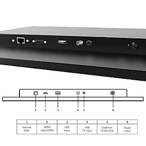 Soulaca 32" inches Smart Touchscreen Magic Mirror LED TV Bathroom Decor Hotel Big Waterproof IP66 Built-in WiFi Bluetooth ATSC