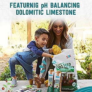 Back to the Roots 3-in-1 Seed Starting Mix 12 Quarts, 100% Organic & USA Made for Herbs, Veggies, Flowers, w/ Nutrient Rich Plant Food, Worm-Castings, & Moisture Controlling Yucca Brown