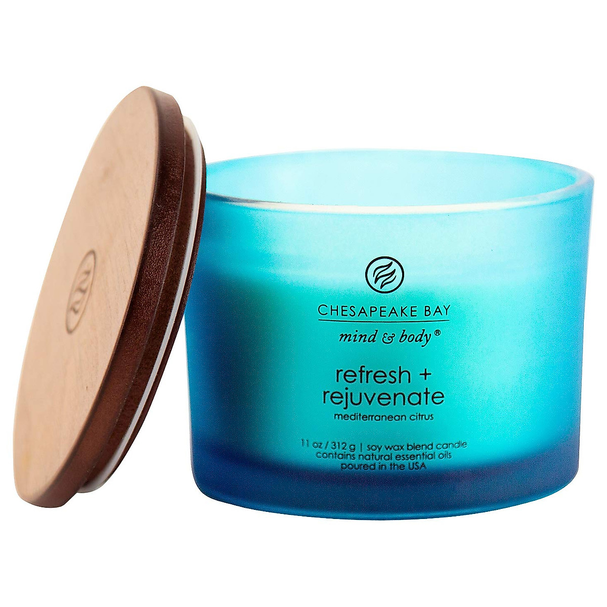 Chesapeake Bay Candle PT41327 Scented Candle, Refresh + Rejuvenate (Mediterranean Citrus), Coffee Table