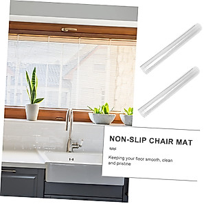 NUOBESTY Transparent Floor Mat PVC Clear Chair Mat Waterproof Door Carpet Rug Hard Floor Protector Table Cover Desks Mat for Home Office Study 40x60CM