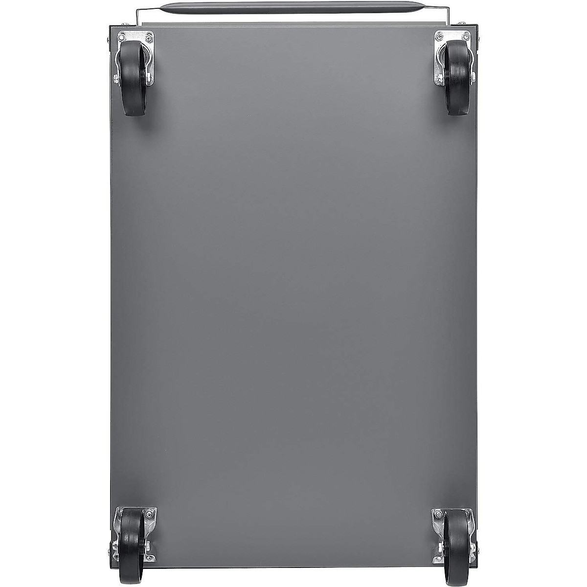 Global Industrial 2 Shelf Deep Tray Steel Stock Cart, 500 Lb. Cap. with 1 Drawer, 36" L x 24" W x 32" H