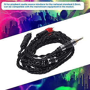 Audio Video Cord Balanced OCC Cable for HD600 HD580(2.5MM Balance)