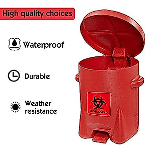 12 Pack Biohazard Stickers Sign Biohazard Warning Labels 4Inch Universal Biohazard Symbol Vinyl Waterproof Hazardous Materials Warning Stickers for Labs, Hospitals and Industrial Use