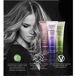 GIOVANNI Eco Chic Smooth as Silk Deeper Moisture Conditioner, 24 oz. - Apple + Aloe Extracts, Calms Frizz, Detangles, Wash & Go, Lauryl & Laureth Sulfate Free, Paraben Free, Color Safe