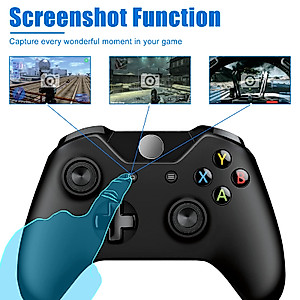 NINIFEI Xbox Controller, Replacement for Wireless Xbox One Controller, Xbox Series Controller Compatible with Xbox Series X|S, Xbox One, Windows 7/8/10, Xbox 1 Controller with Screenshot
