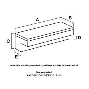 UWS TBSM36 Side Mount Truck Box