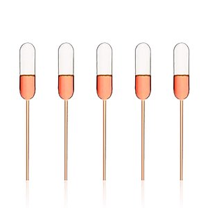 ULAB Scientific Transfer Pipette, Essential Oils Pipettes Vol.15ml, 155mm Long, LDPE Material,100pcs/bag, UTP1011