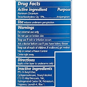 Arrid XX Extra Extra Dry Solid Antiperspirant Deodorant, Regular, 2.6 Oz (Pack of 6)