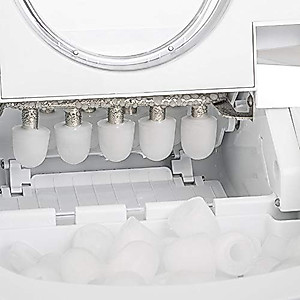 FRIGIDAIRE EFIC101-BLACK Portable Compact Maker, 26 lb per Day, Ice Making Machine, Black