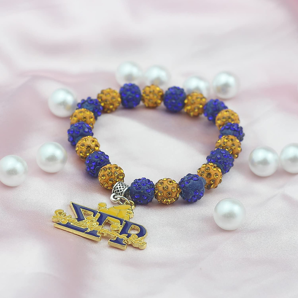 Keeblon SGRho Sorority Paraphernalia Bracelet Brooch Pin 1922 Sorority Necklace Greek Sorority Gift for Women Sisterhood (1922 Bracelet)