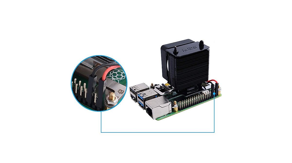 GeeekPi ICE Tower Cooler for Raspberry Pi 4 - Effective Cooling Solution