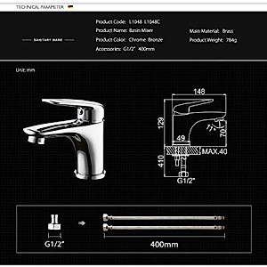 Kitchen Taps Basin Faucet Water Mixer Tap Toneir Bath Sink Faucet Brass Bathroom Mixer Wash Basin Mixer Taps Bathroom Toneira