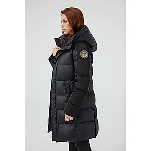 Fitouch Women's York Down Coat | Winter 700+ Fill Power Puffer | Long Warm Parka | Thick Down Jacket
