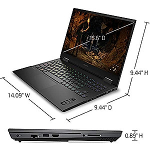 HP - OMEN 15-EK0013DX 15.6" Gaming Laptop 10th Gen Core i7-10750H 16GB RAM- NVIDIA GeForce RTX 2060 - 512GB SSD + 32GB Optane 15.6” FHD 1920X1080-NON Touch Windows 10 Shadow Black