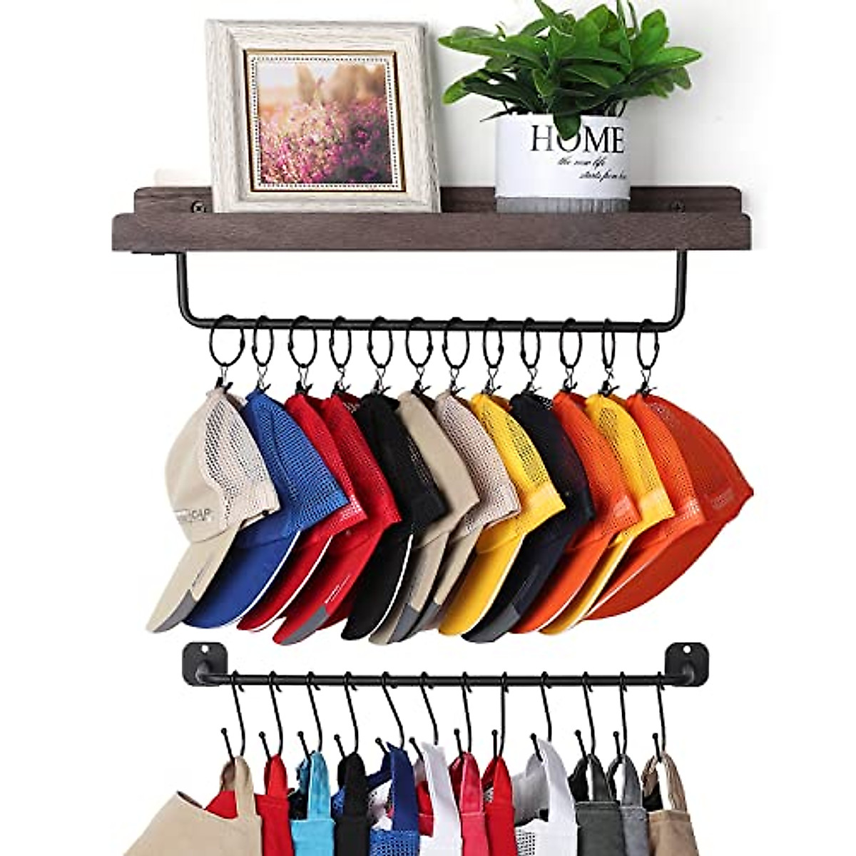 HYDERMUS Hat Rack for Wall