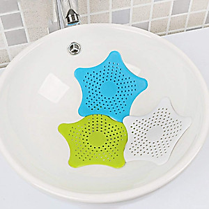 Ochine Hair Catcher Hair Drain Catcher Durable Silicone Hair Stopper Shower Drain Cover Floor Drain Strainer Shower Drain Protectors Easy to Install and Clean Suit for Bathroom Bathtub Kitchen 1 Pack