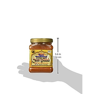 Rani Extra Hot Chilli Powder Indian Spice 16oz (1lb) 454g PET Jar ~ All Natural | Salt-Free | Vegan | No Colors | Gluten Friendly | NON-GMO | Kosher | Indian Origin