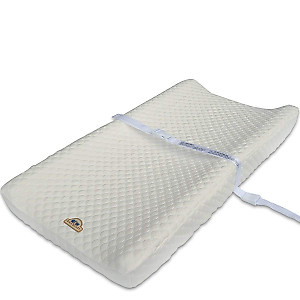 Super Soft and Comfy Changing Pad Cover for Baby by BlueSnail (White)
