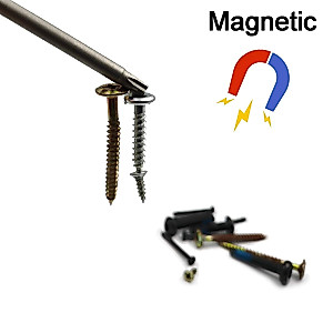 YDLQWCZ Long Torx Security Screwdriver Bit Sets 6 Inch Length T8 T10 T15 T20 T25 T27 T30 T40 S2 Steel Torx Security Head Drill Screw Driver Drill Set (8Pcs Torx Head (150mm)