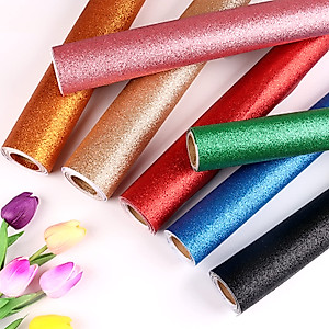 VEELIKE Black Glitter Wallpaper 15.7''x118'' Peel and Stick Sparkly Glitter Black Contact Paper Decorative Self Adhesive Removable Glitter Fabric Wall Paper Roll for Bedroom Wall Decor Cabinets