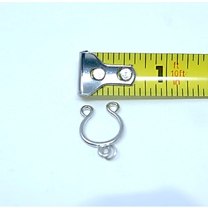 ShowJade Peal Non Piercing Nipple Clamps Clips On Ring Fashion Sexy Breasts Nipple Jewelry