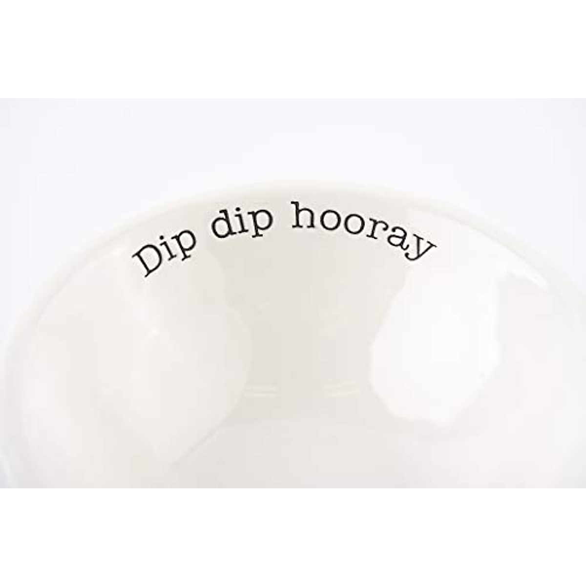 Mud Pie Dip Bowl Set, Hooray, 2" x 6"