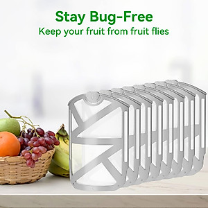 8 Pack Flying Insect Trap Refills Compatible with ZEVO, Indoor Fruit Fly Refill Cartridge Sets for Plug-in Light M364 and Max, 8Pcs Mosquito Bug Light Refills