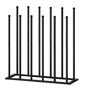 FOUCSSOMEI Tall Boot Rack, Large Size Boot Storage, Boot Organizer for Tall Boots, Boot Rack for Entryway, Metal, Cloest, Patio, Black