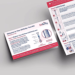 DxTerity SARS-CoV-2 RT PCR CE Test, 1 Pack, 1 Test Total, With Prepaid Express Return Shipping and Laboratory PCR Testing