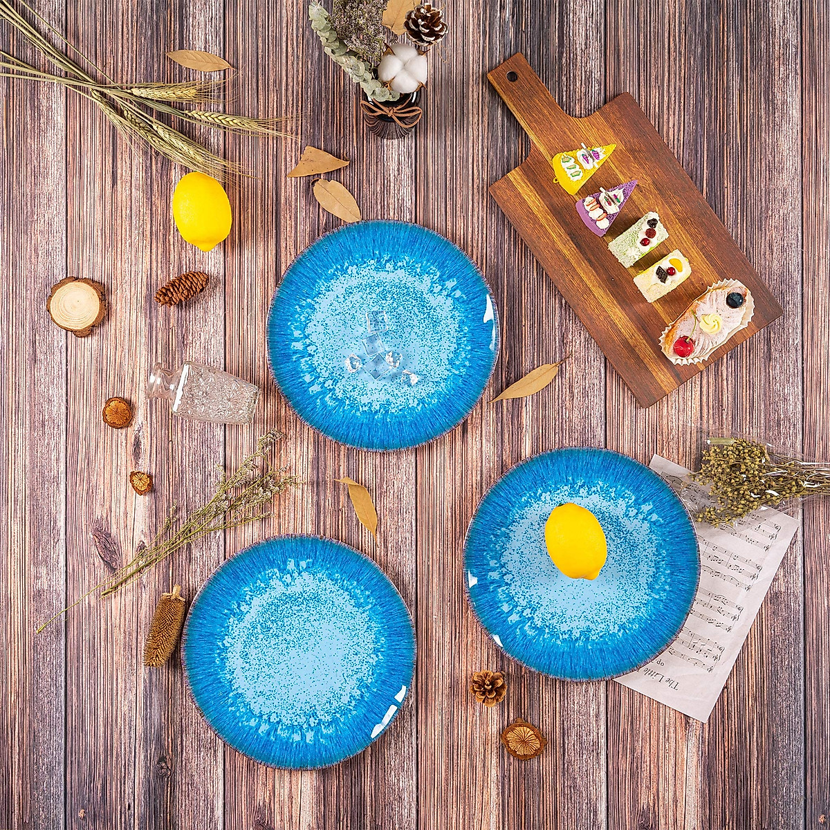 Topmela Melamine Plates and Bowls