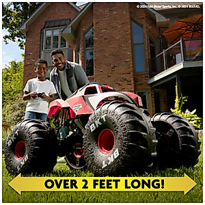 Monster Jam Marvel Mega Spider-Man RC Monster Truck, All-Terrain, Over 2 Feet Long, 1:6 Scale, Super Hero Kids Toys for Boys and Girls Ages 4 and Up