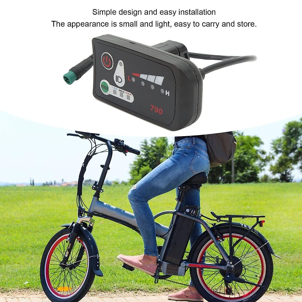 24V 36V 48V Electric bikes Led Display Control Panel , 790 Led Display For Electric bikes 810 Control Electric Bicycle(36V)