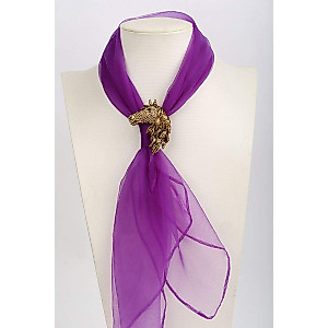 Szxc Jewelry Women's Crystal Big Horse Brooch Pendant Necklace