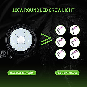 EK ENNOKING AG-1000E LED Grow Light Full Spectrum Replace 1000W HPS Grow Lamp Plants Growing for Indoor Hydroponic Seeding Veg Bloom Greenhouse