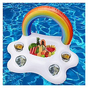 Ice Bucket Summer Inflatable Ice Bucket Drink Holder Floating Pools Water Ice Bucket for Beer Drink Table Cup Holder Ice Bar Cooler Party