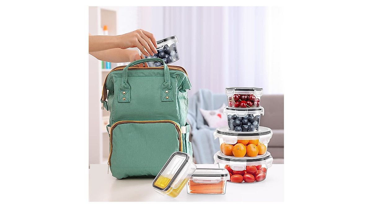 52 PCS Food Storage Containers with Lids by ME.FAN - Food Organizer Set