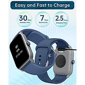 Smart Watches for Men Women (Answer/Make Call), Alexa Built in, 1.8" Full Touch Screen Fitness Tracker with Heart Rate SpO2 Sleep Monitor IP68 Waterproof Smart Watch for iPhone Android Phones