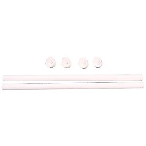 Easy Track Closet RR1024 Easy Track Wardrobe Rods With Ends